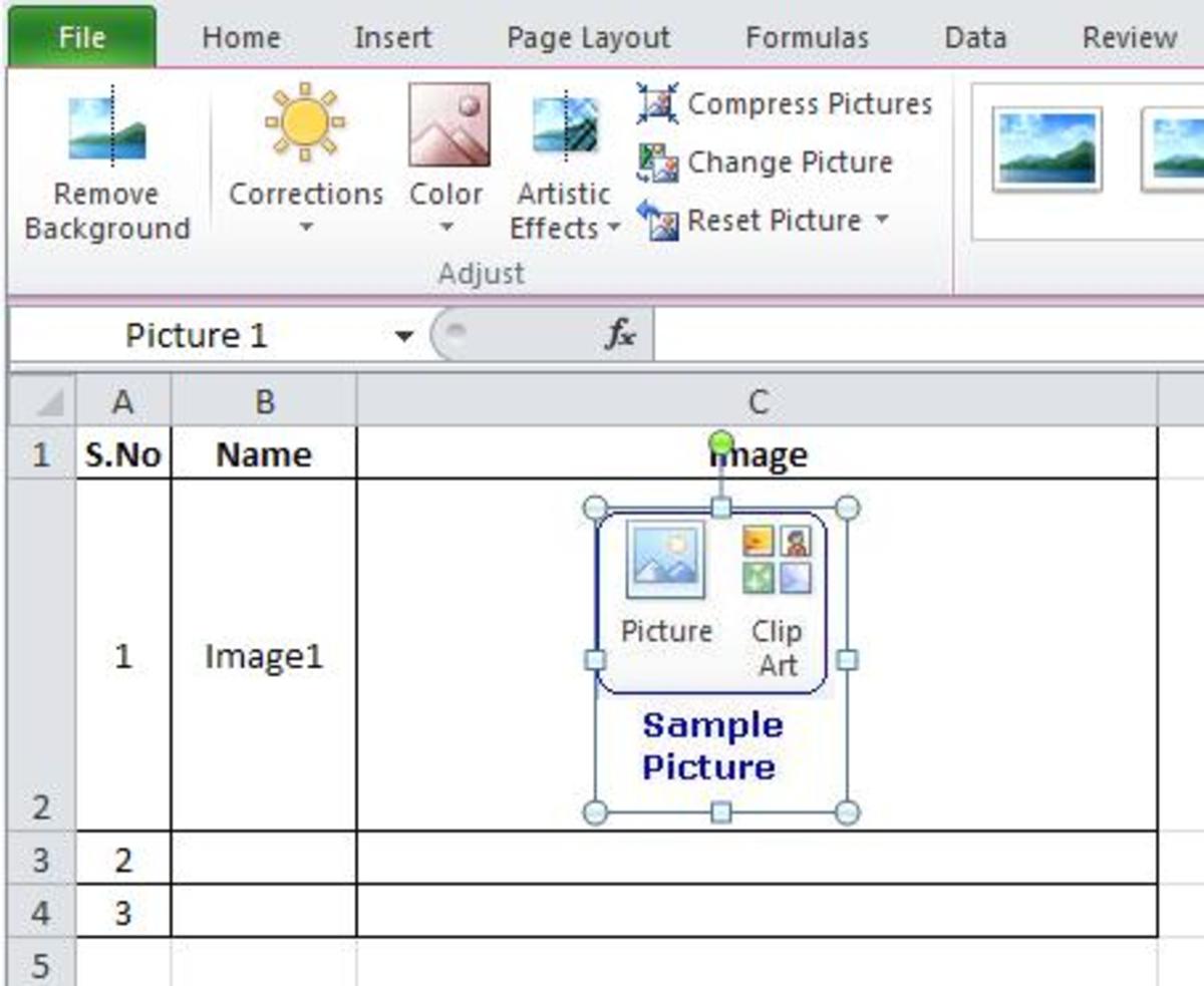 Comment insérer une image dans une feuille de calcul Microsoft Excel