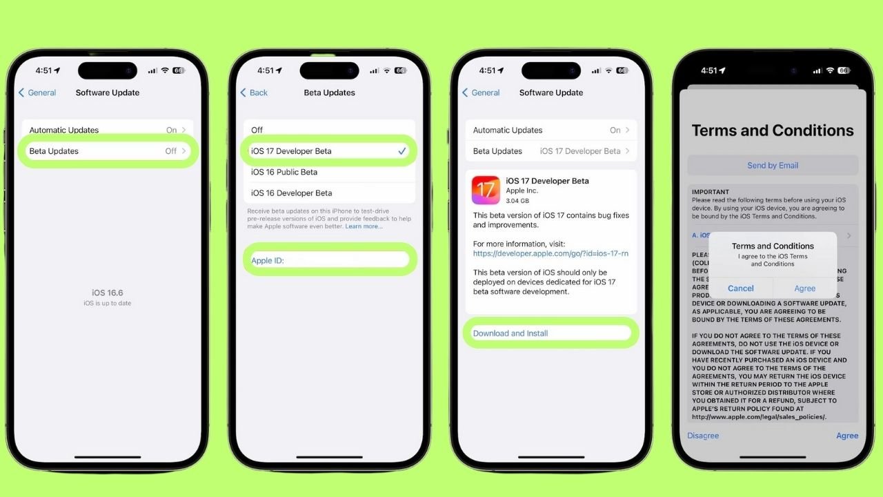 Comment télécharger et installer la version bêta publique d'iOS 17 sur ...